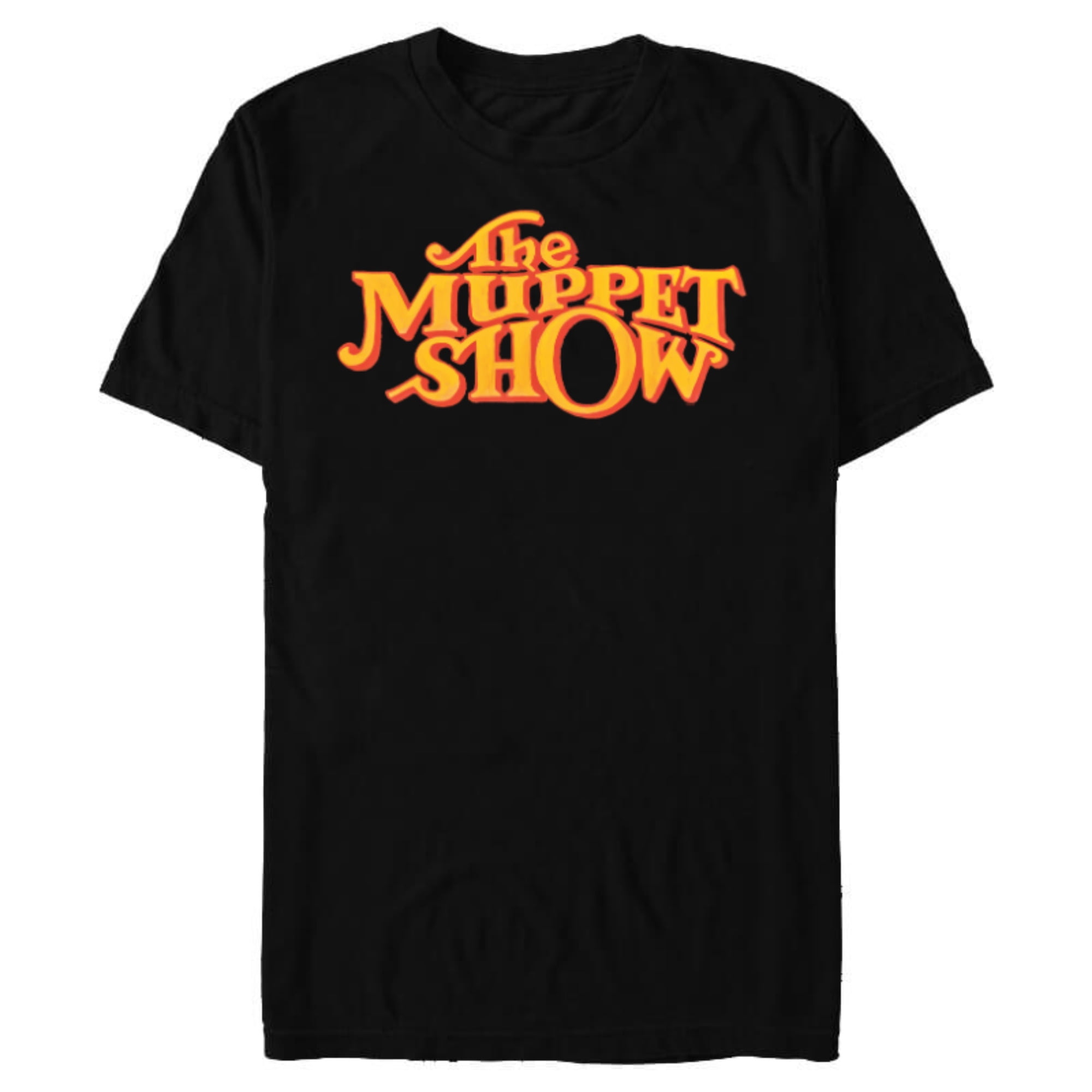 Disney The Muppets Official The Muppet Show Logo Orange - Short Sleeve ...