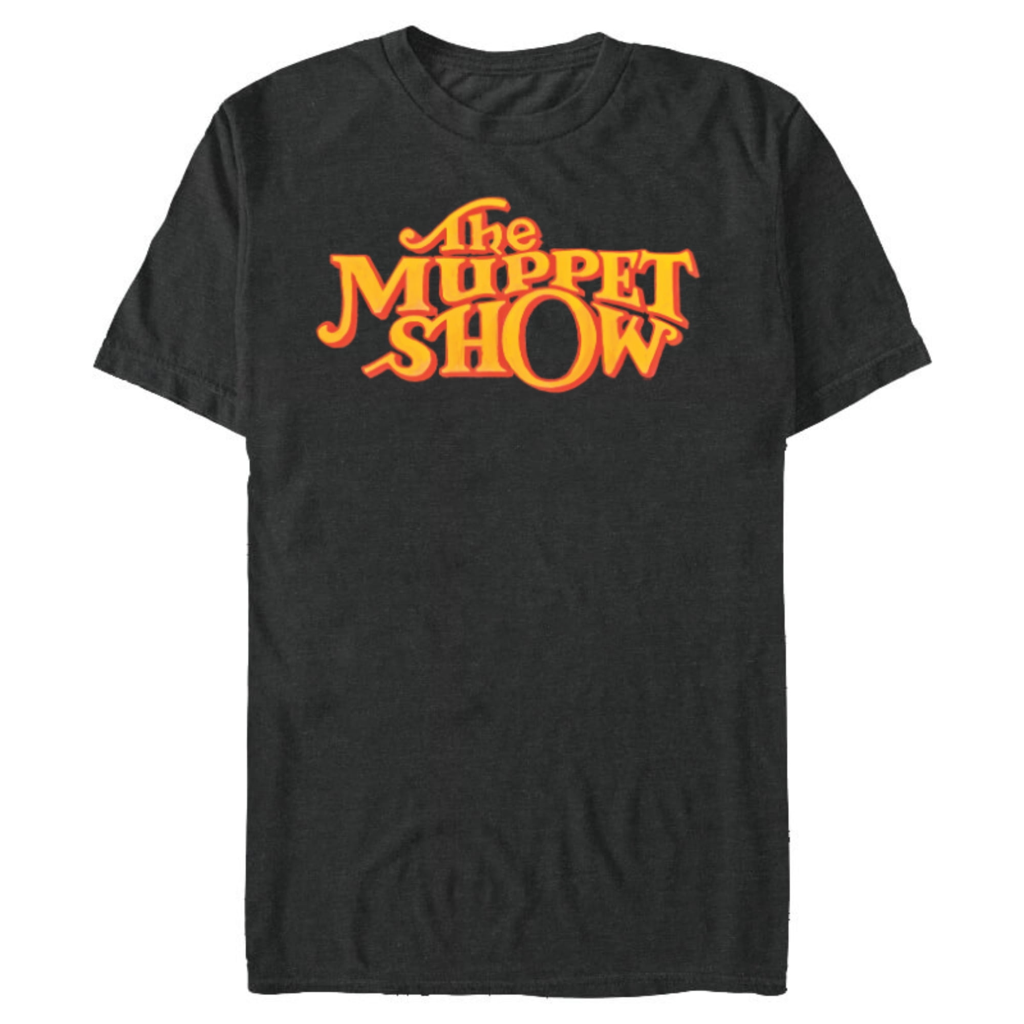 Disney The Muppets Official The Muppet Show Logo Orange - Short Sleeve ...
