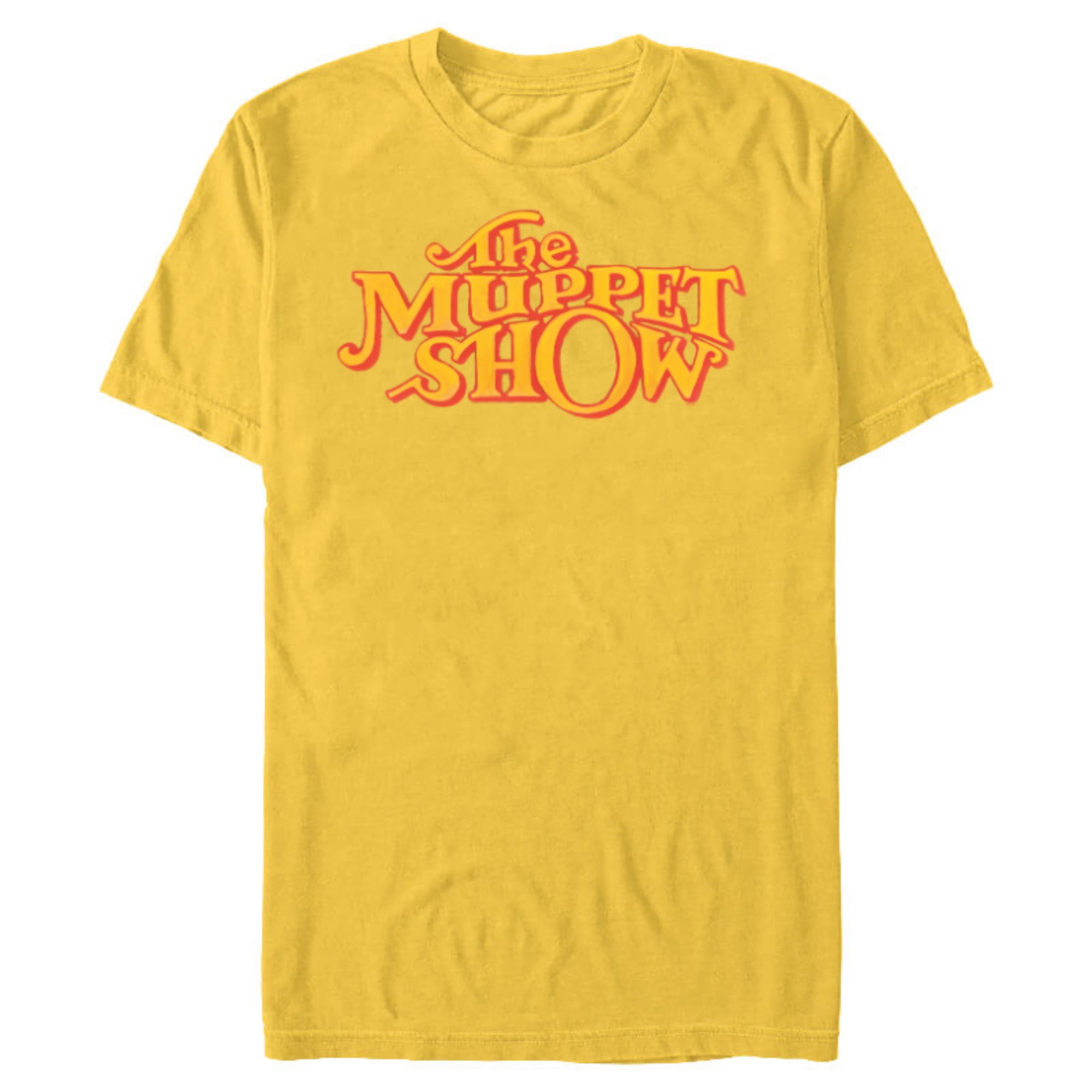 Disney The Muppets Official The Muppet Show Logo Orange - Short Sleeve ...