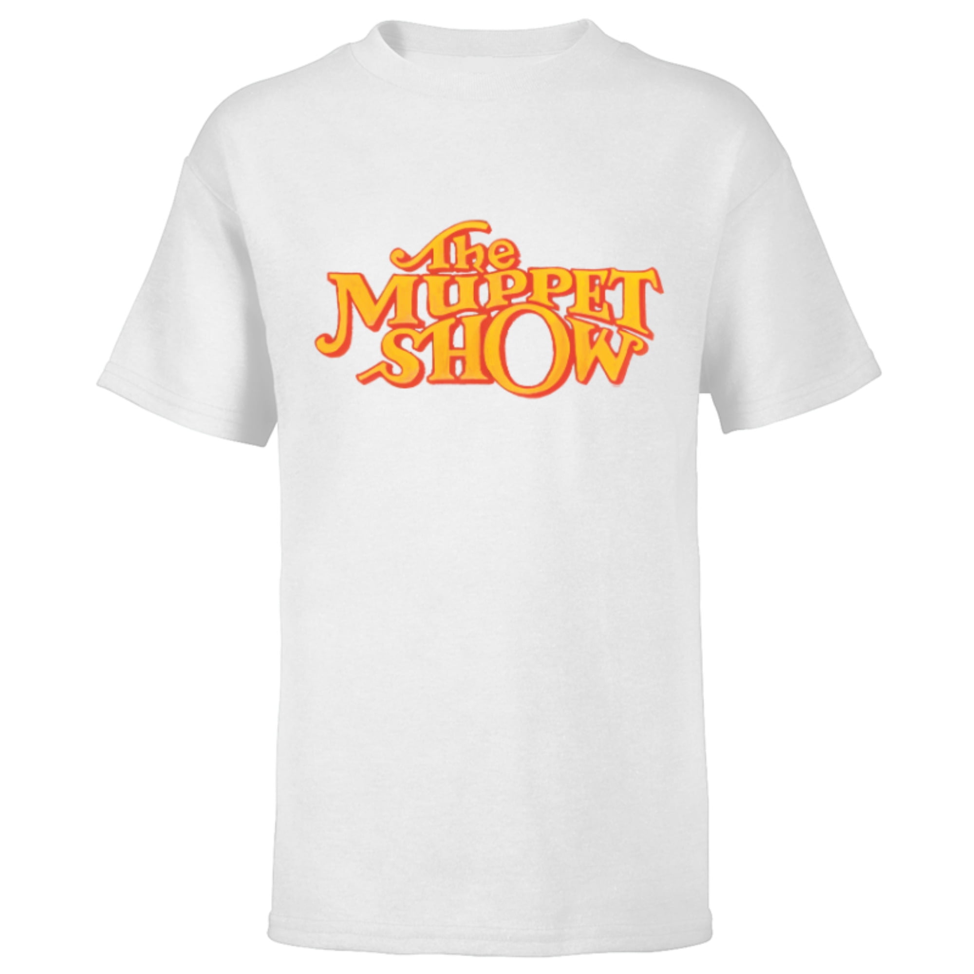 Disney The Muppets Official The Muppet Show Logo Orange - Short Sleeve ...