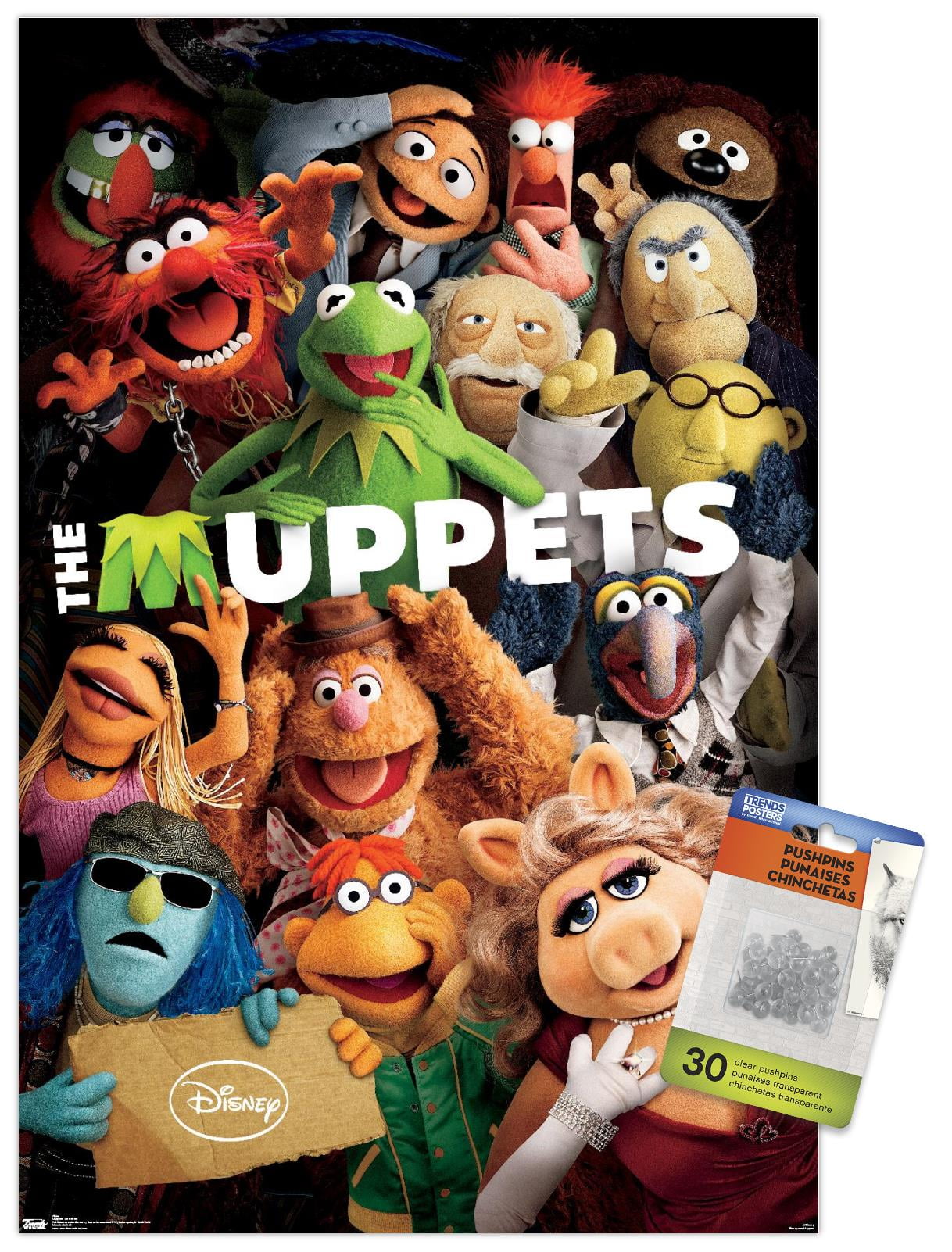 Disney The Muppets - One Sheet Wall Poster with Push Pins, 14.725" x 22 ...