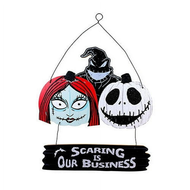 Disney The Nightmare Before Christmas 17" MDF Hanging Sign - Walmart.com