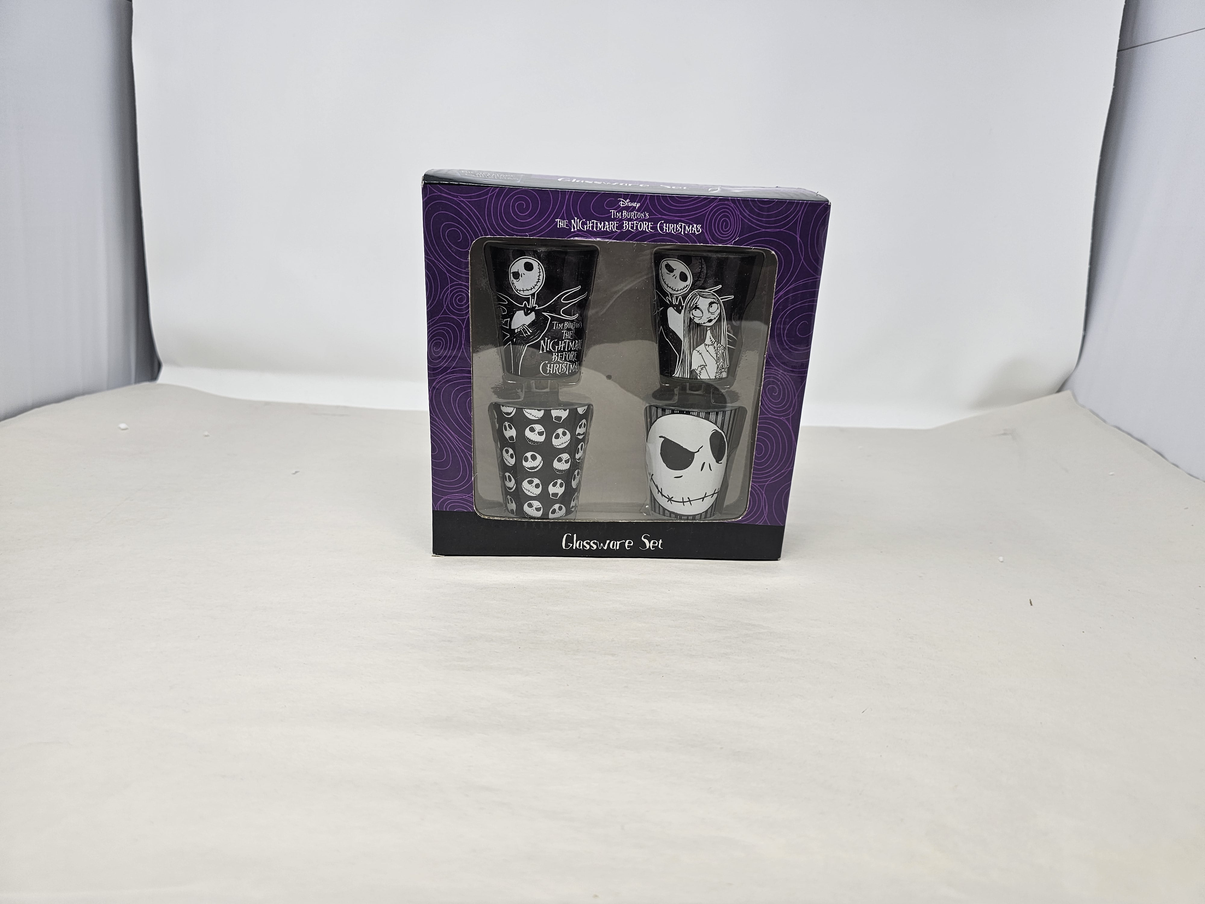 Disney The Nightmare Before Christmas 4 Set 1.5oz Shot Glasses ...