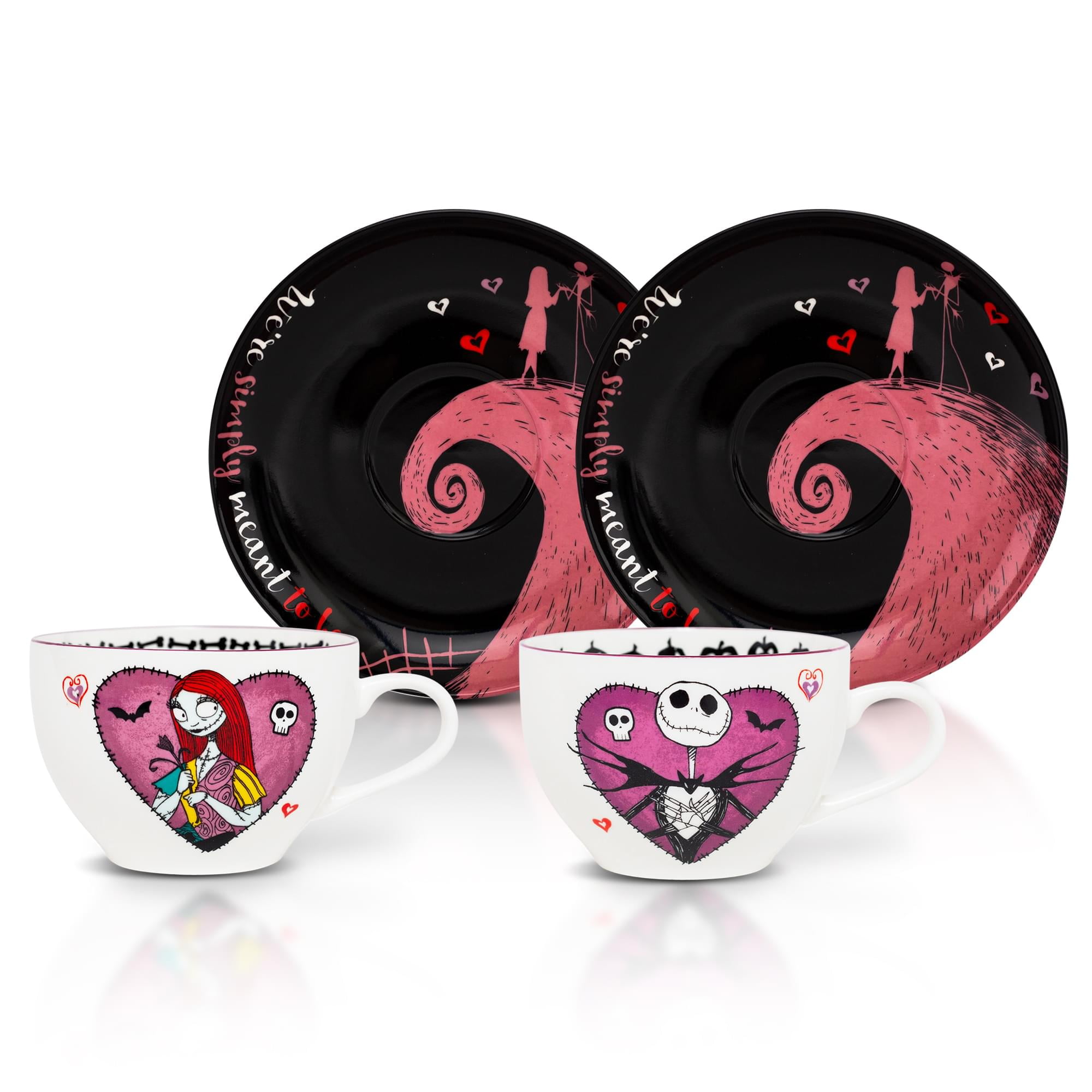 Disney Nightmare Before Christmas Bone China Teacup & Saucer Set of 2 ...