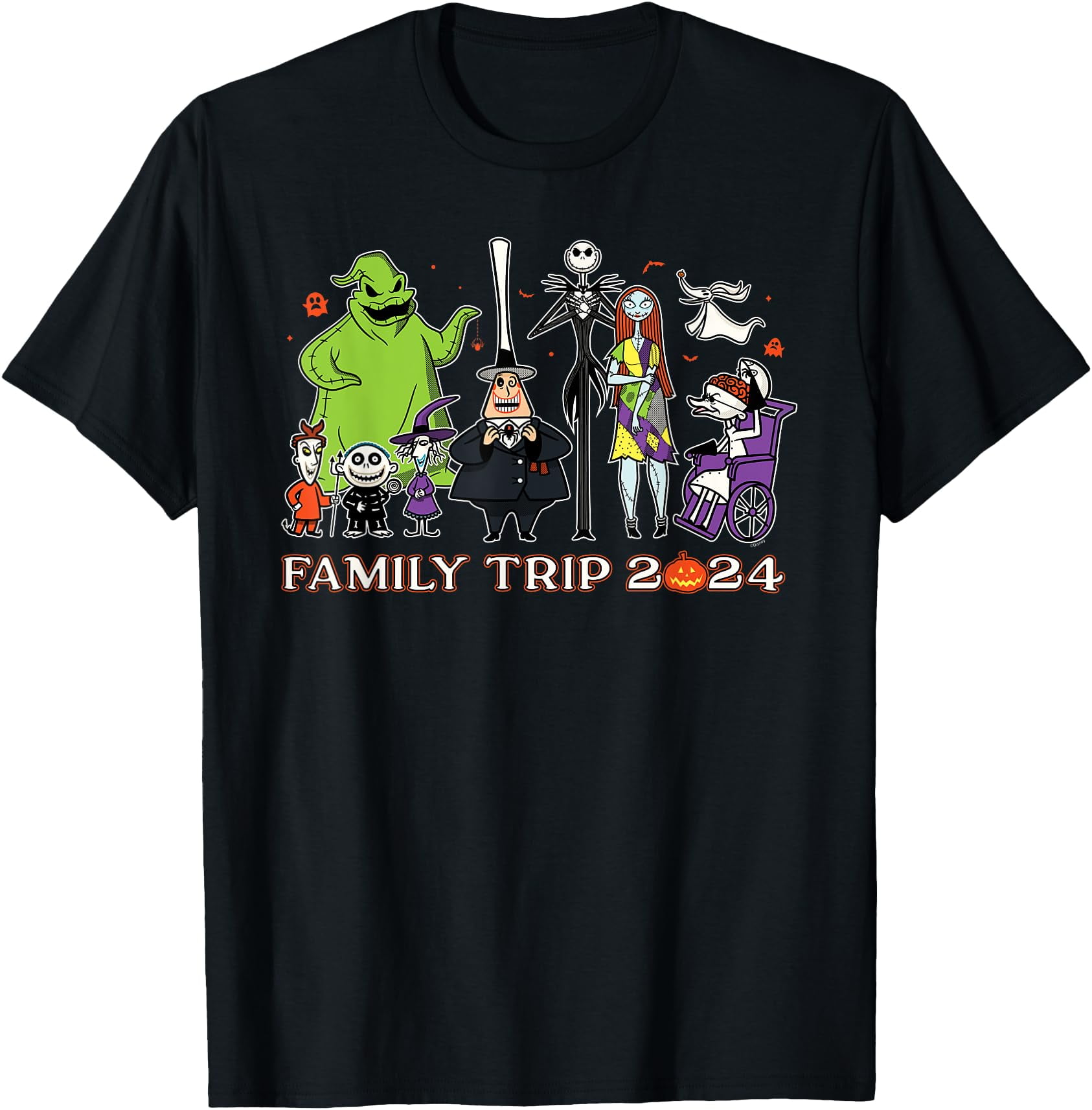 Disney The Nightmare Before Christmas Fall Family Trip 2024 T-Shirt ...
