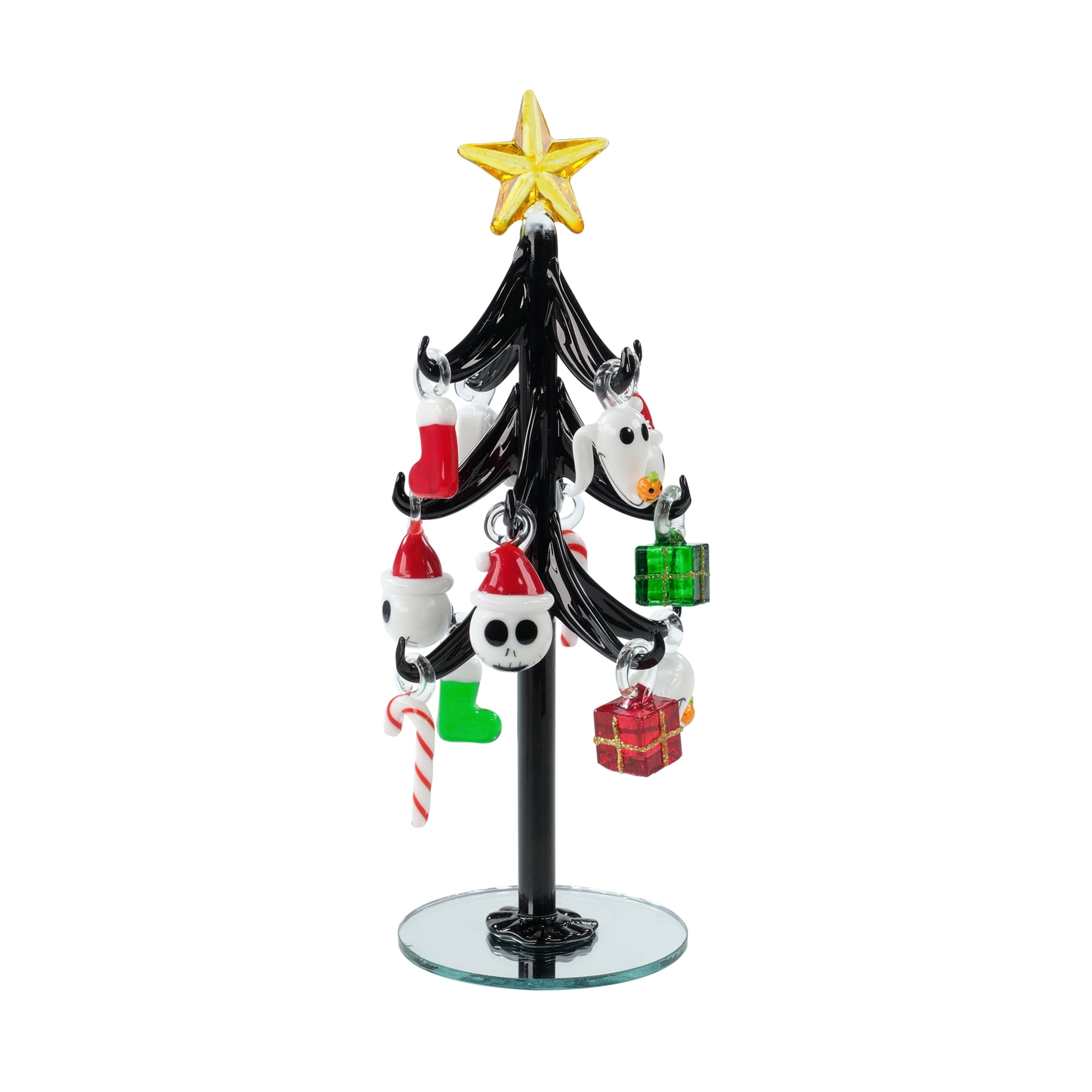Disney, The Nightmare Before Christmas, Glass Tree, Black, 13 pieces ...