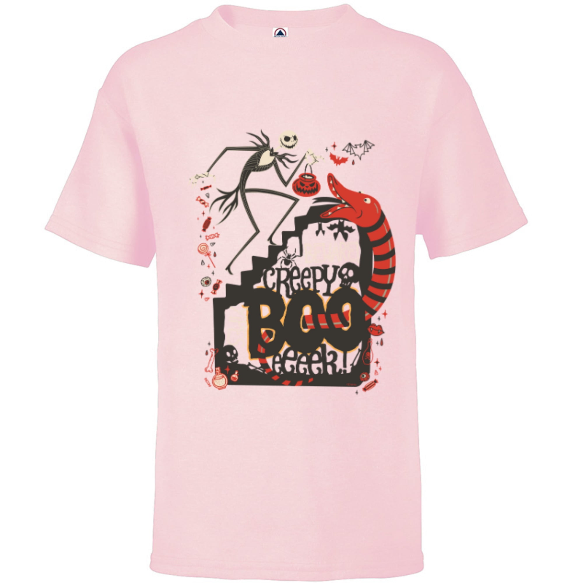 Disney The Nightmare Before Christmas Jack Halloween Boo - Short Sleeve ...