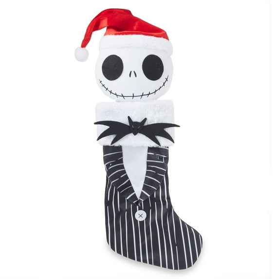 Disney's Nightmare Before Christmas: 3D Plush Jack Skellington Stocking ...