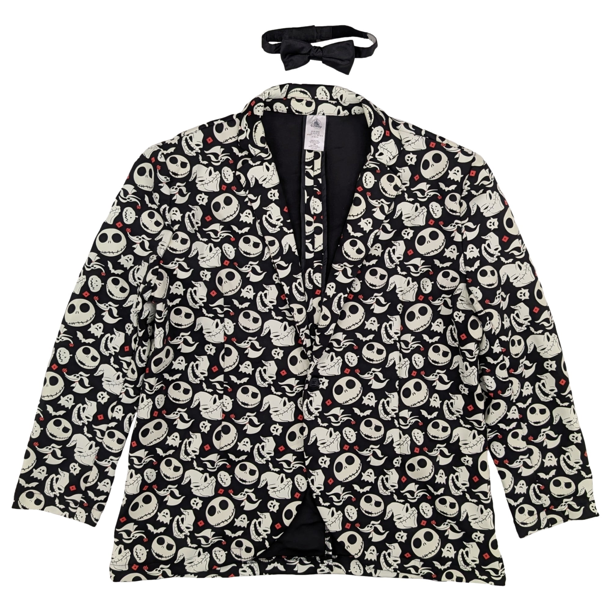 Disney The Nightmare Before Christmas Mens Blazer & Light Up Bow Tie ...