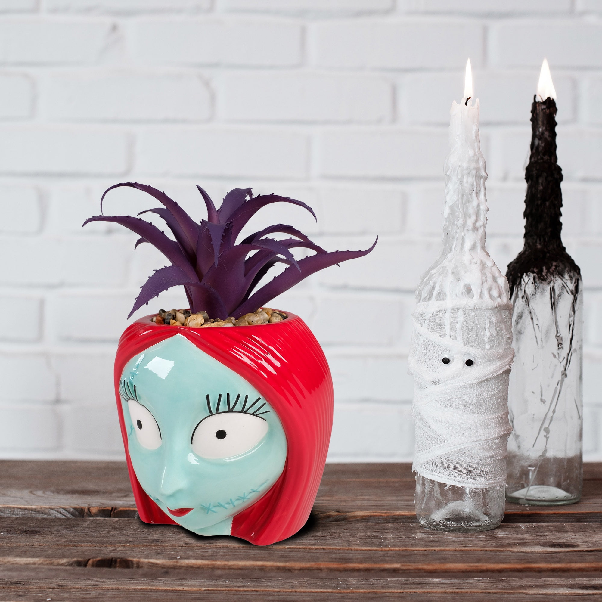Disney The Nightmare Before Christmas, Sally, Ceramic Planter with Faux ...