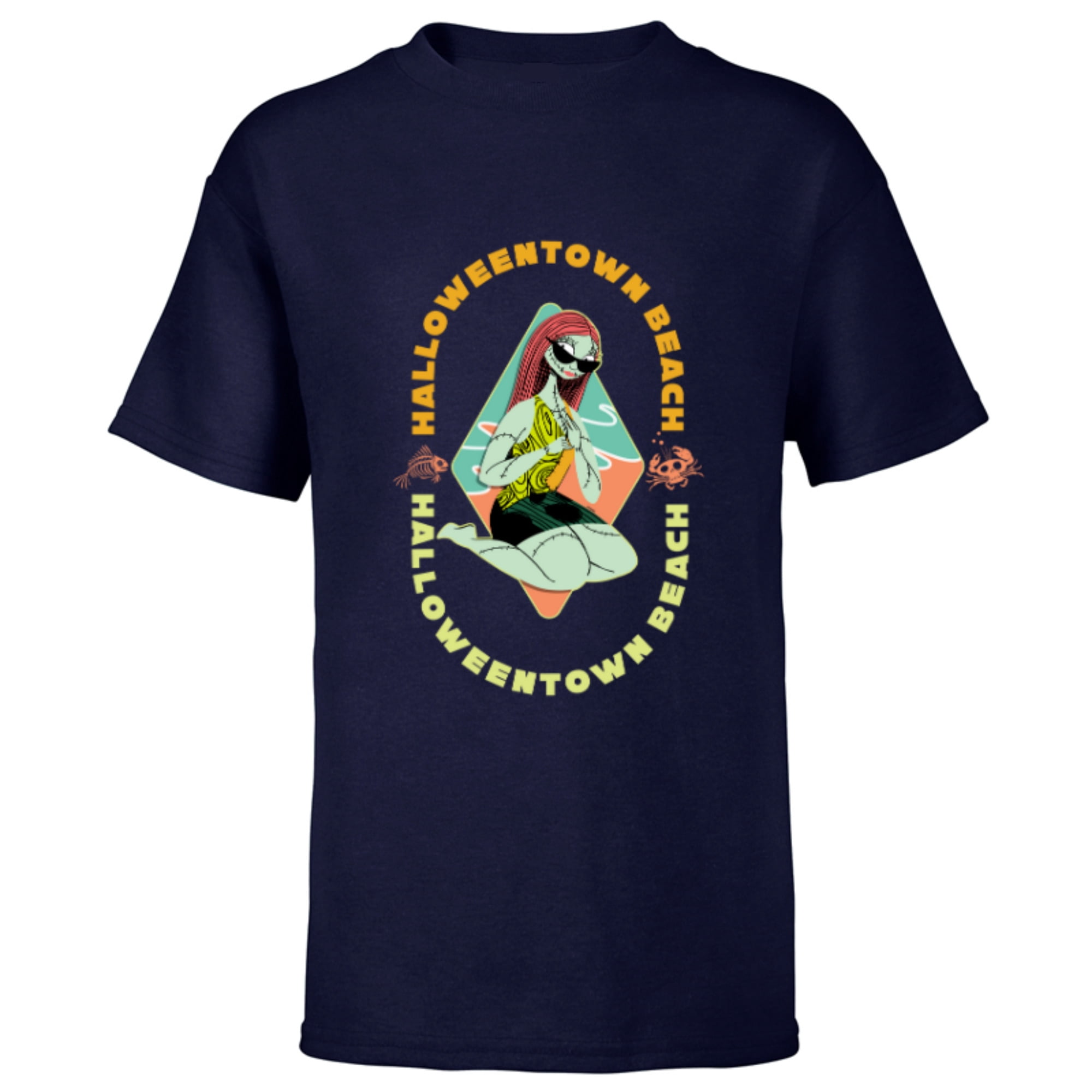 Disney The Nightmare Before Christmas Sally Halloween Beach - Short ...