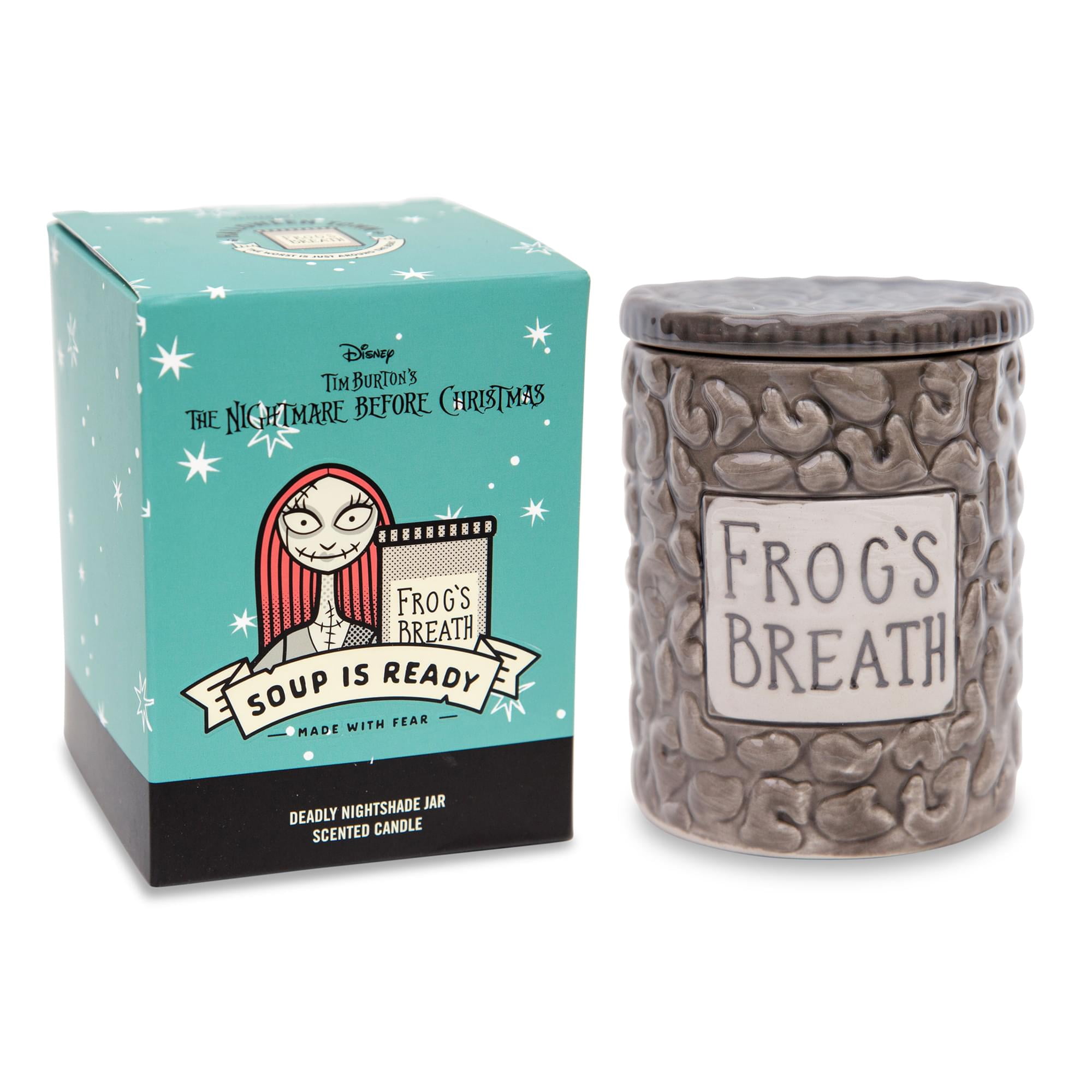 Disney The Nightmare Before Christmas Sally's Jar Ceramic Candle | Frog ...