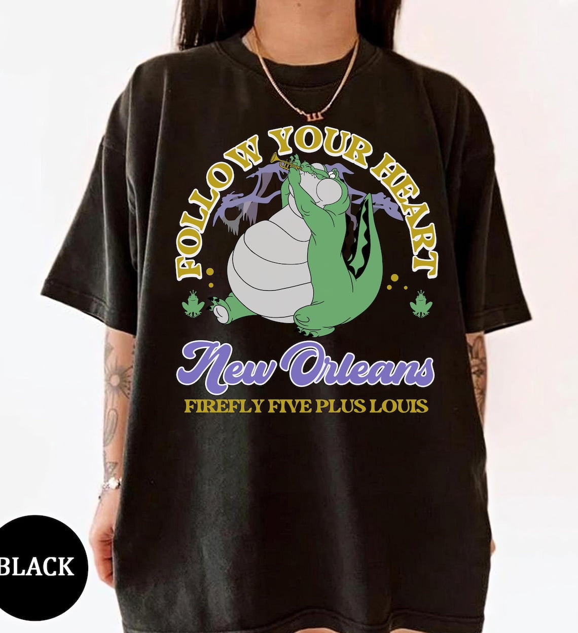 Disney The Princess And The Frog Firefly Five Shirt Louis Trumpet ...