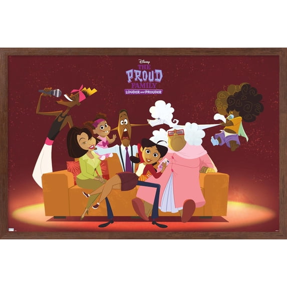 Disney The Proud Family Louder and Prouder - Family Wall Poster, 22.375 ...