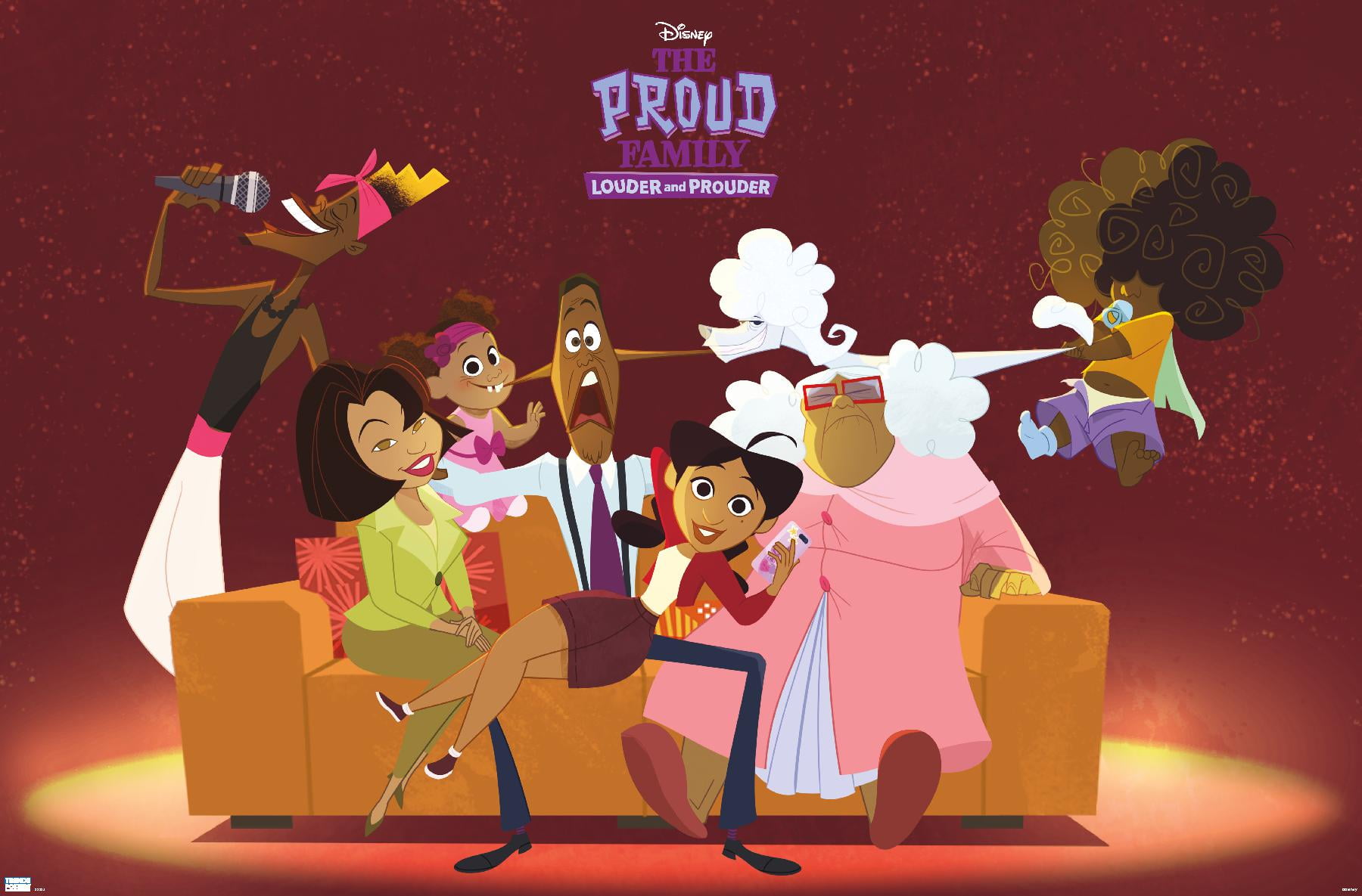 Disney The Proud Family Louder and Prouder - Family Wall Poster, 22.375 ...