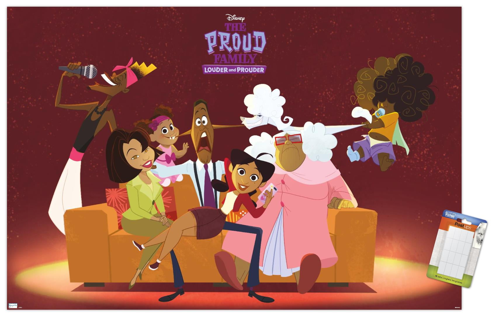 Disney The Proud Family Louder and Prouder - Family Wall Poster, 22.375 ...