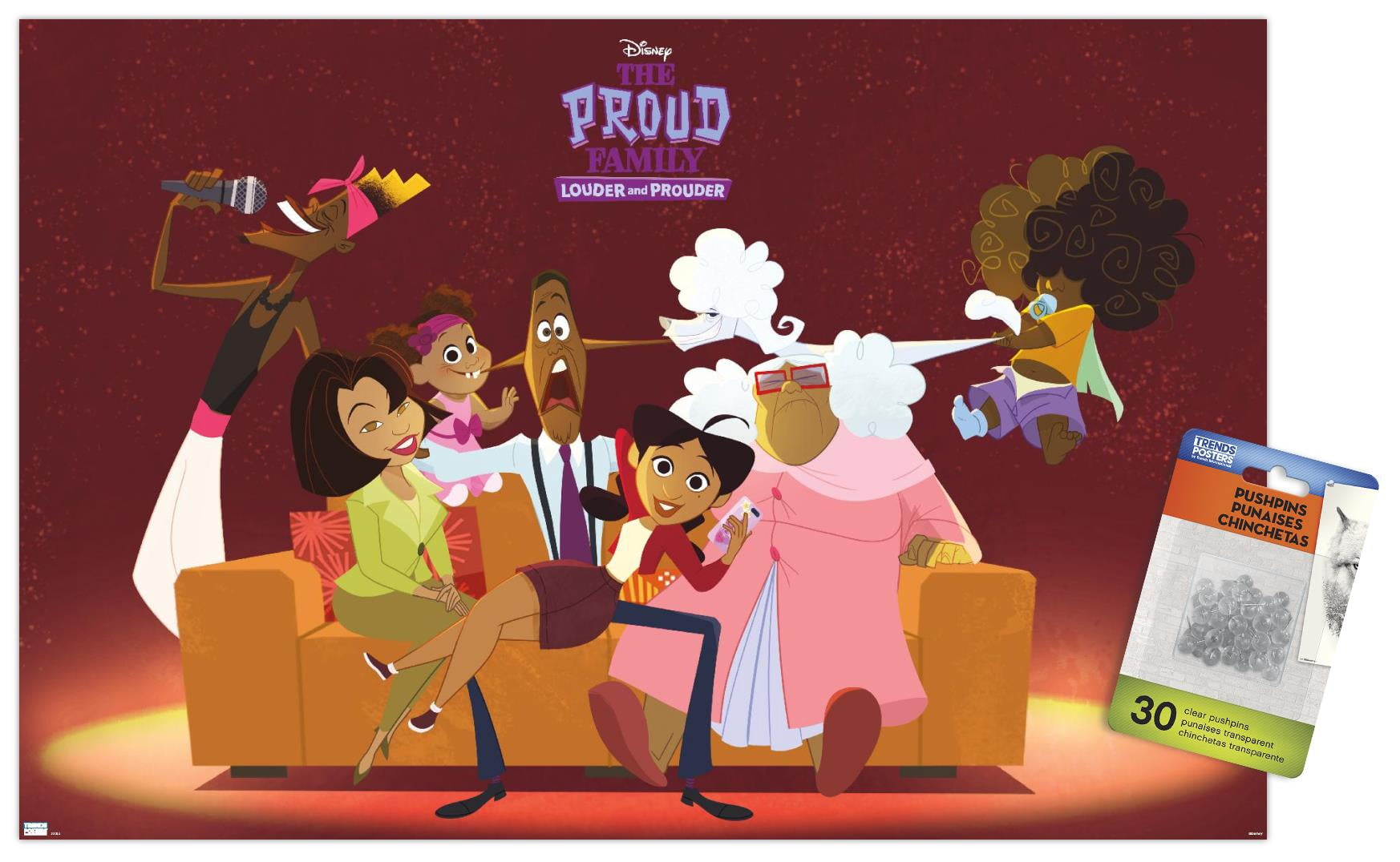 Disney The Proud Family Louder and Prouder - Family Wall Poster with ...