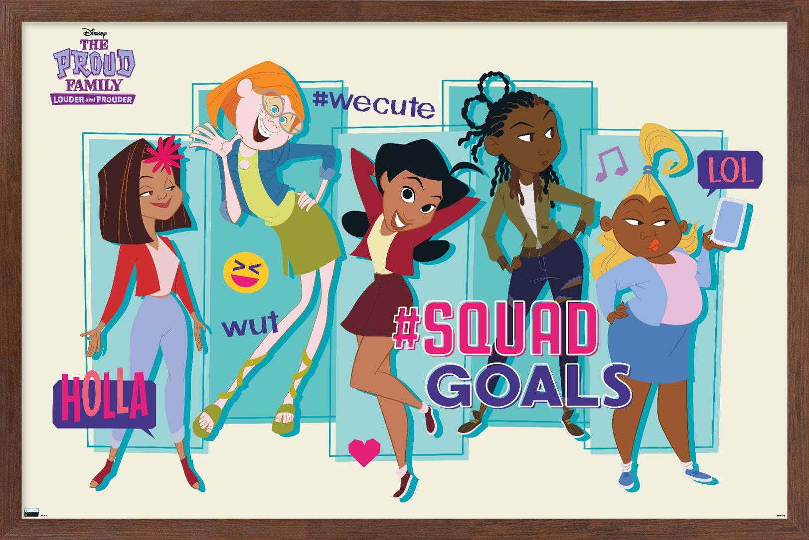 Disney The Proud Family Louder and Prouder - Squad Wall Poster, 22.375 ...
