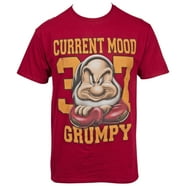 Grumpy Disney Character Caution T-Shirt-XLarge - Walmart.com