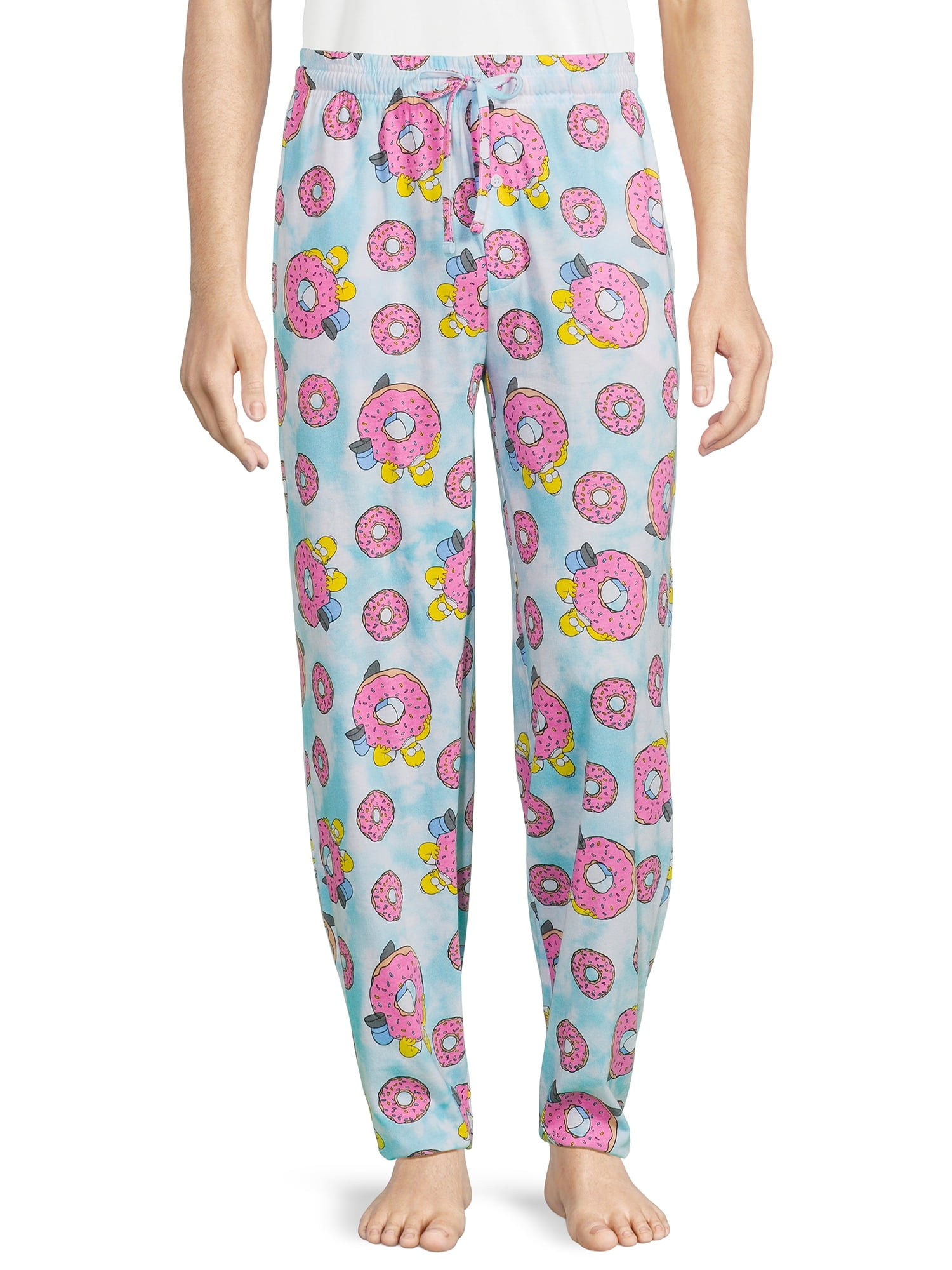 Disney The Simpsons Men's and Big Men's Homer Simpson Pajama Pants ...