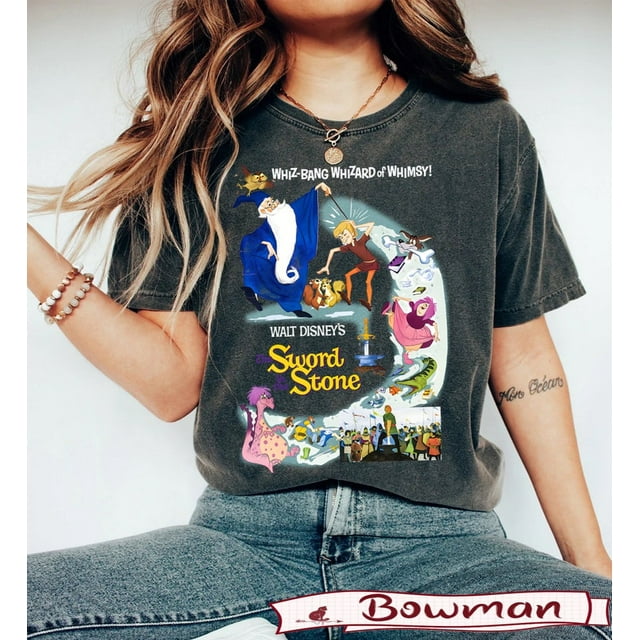 Disney The Sword In The Stone Comic Poster Retro Shirt, Magic Kingdom ...