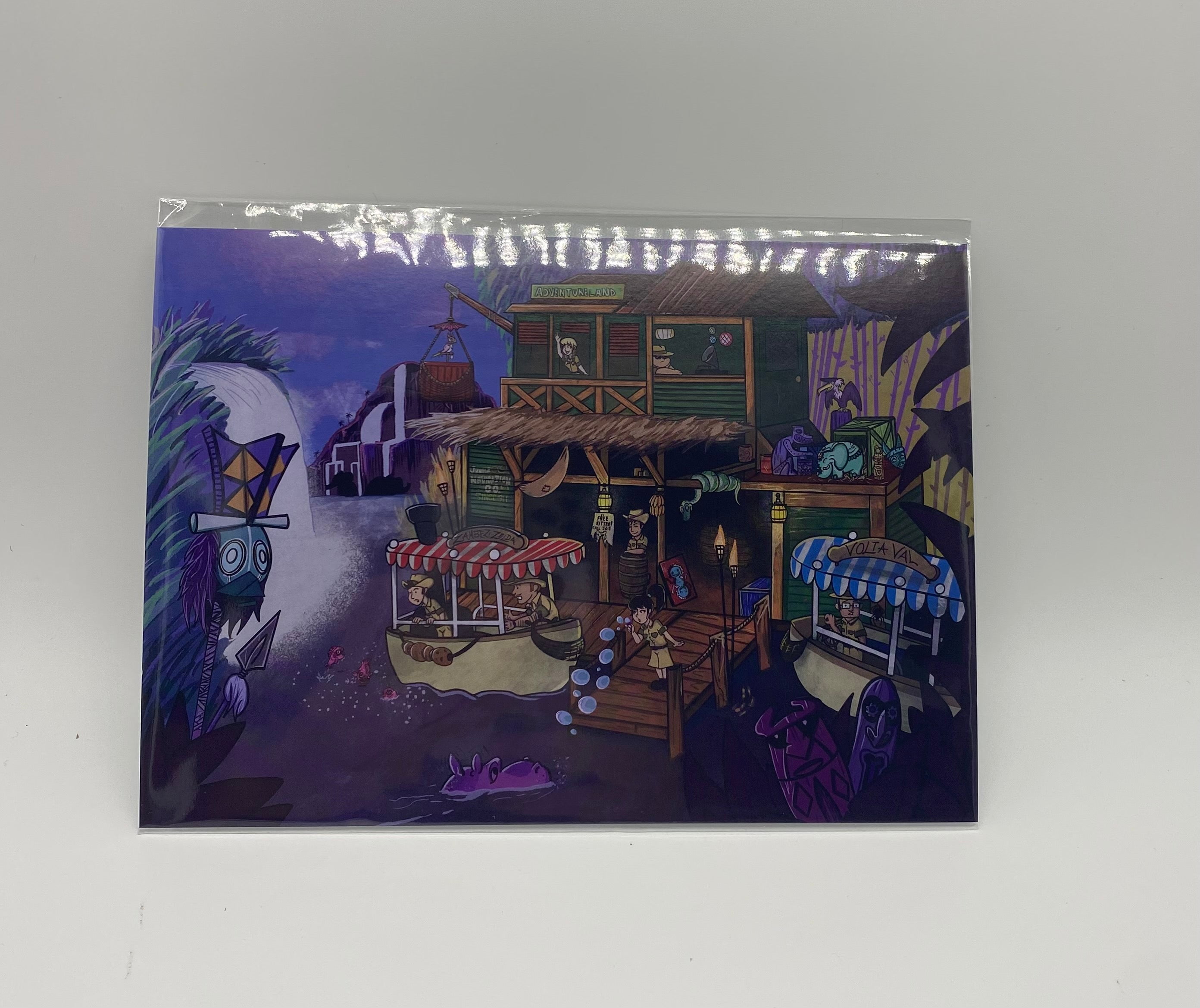 Disney The World Famous Jungle Cruise Skippers Dj Clulow Postcard ...