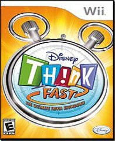 Pre-Owned Disney Think Fast - Nintendo Wii (used) - Walmart.com