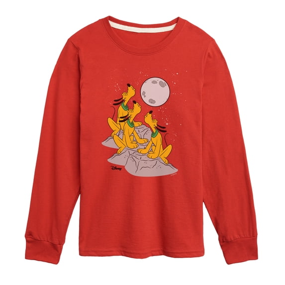 Disney - Three Moon Pluto - Youth Boys Long Sleeve Graphic T-Shirt ...