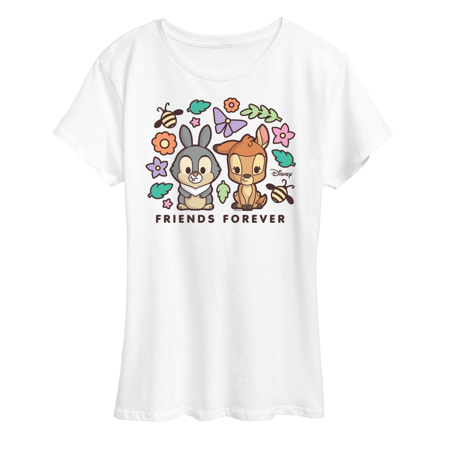 Disney - Thumper Friends Forever - Women's Short Sleeve Graphic T-Shirt ...