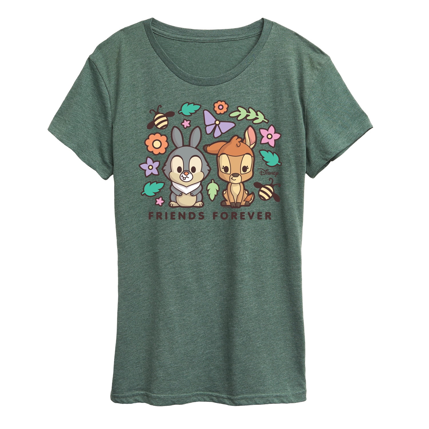 Disney - Thumper Friends Forever - Women's Short Sleeve Graphic T-Shirt ...