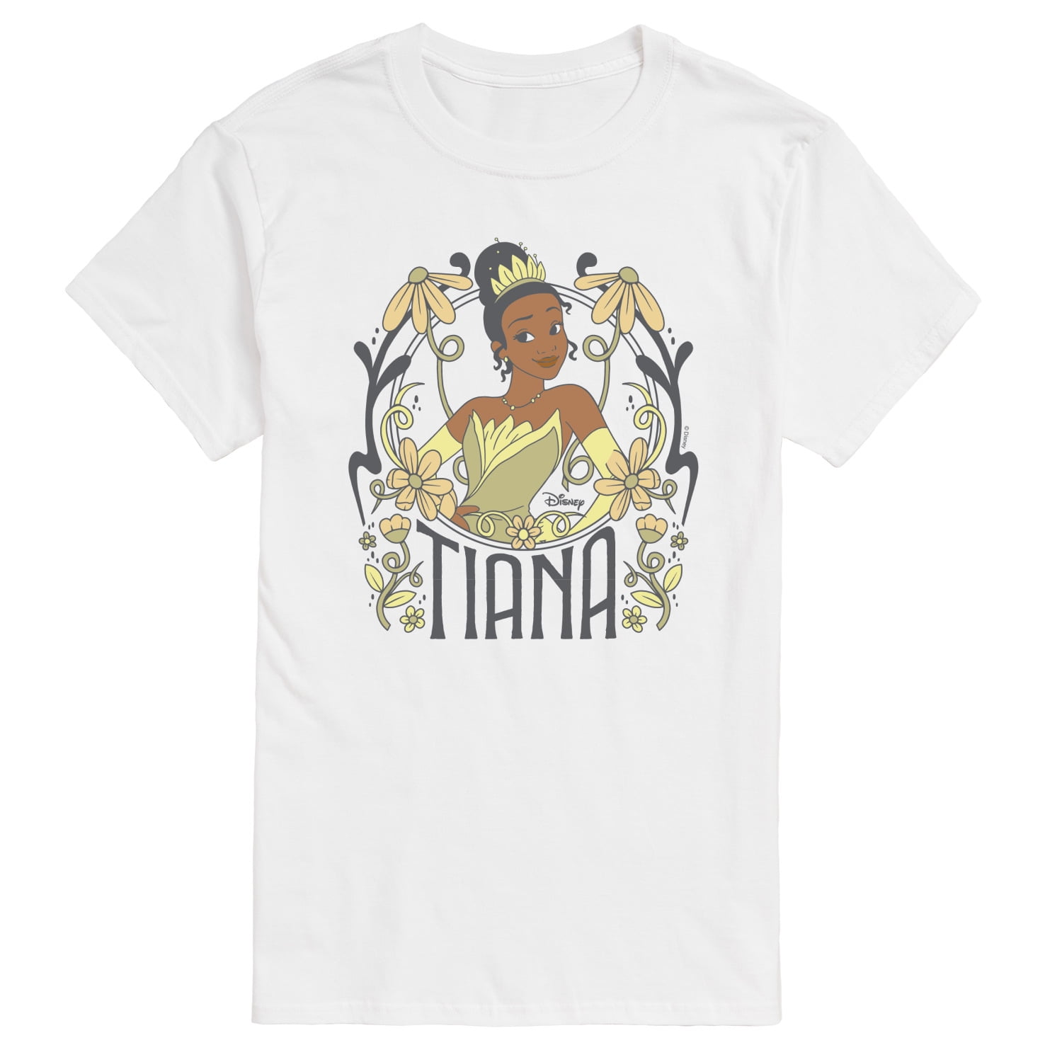 Disney - Tiana Floral Nouveau - Men's Short Sleeve Graphic T-Shirt ...