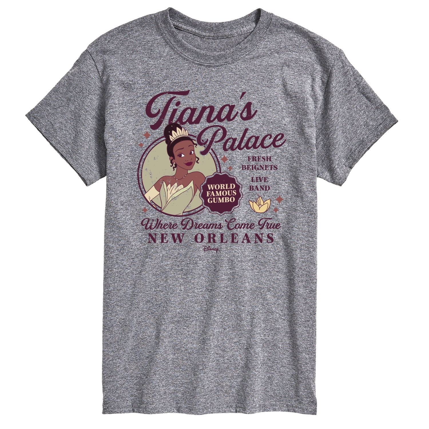 Disney - Tiana's Palace - Men's Short Sleeve Graphic T-Shirt - Walmart.com