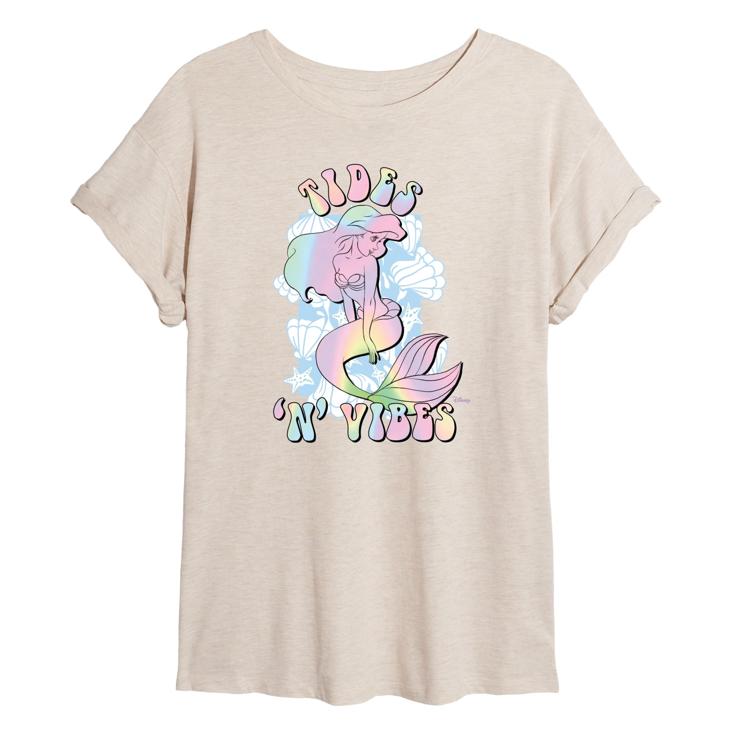 Disney - Tides N Vibes - Juniors Ideal Flowy Muscle T-Shirt - Walmart.com
