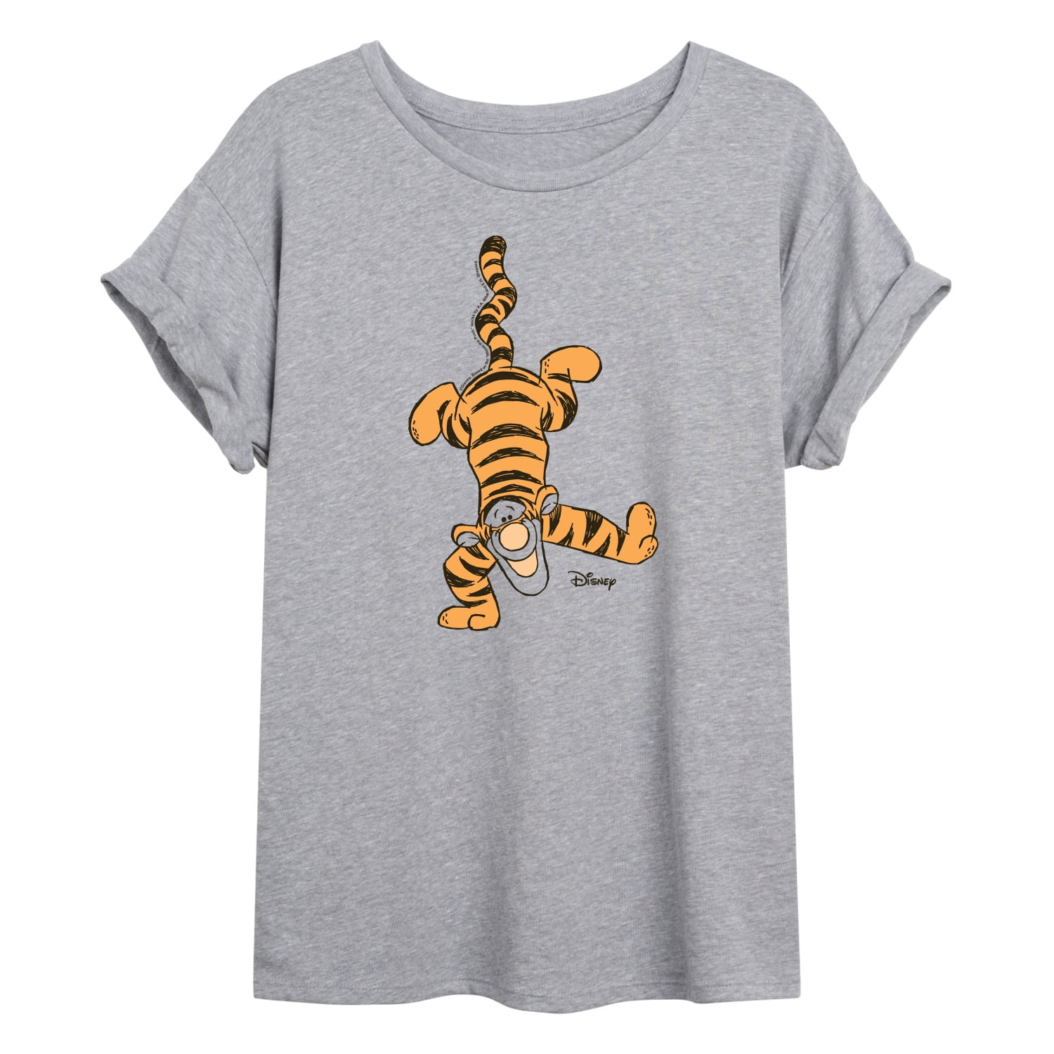 Disney - Tigger Handstand - Juniors Ideal Flowy Muscle T-Shirt ...