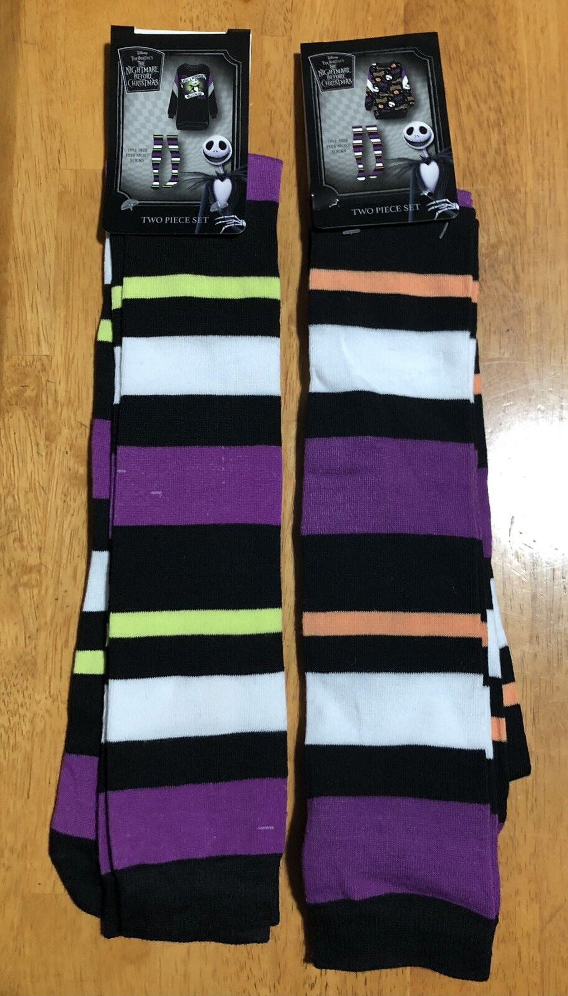 Disney Tim Burton’s Nightmare Before Christmas 2 pairs of Socks only ...