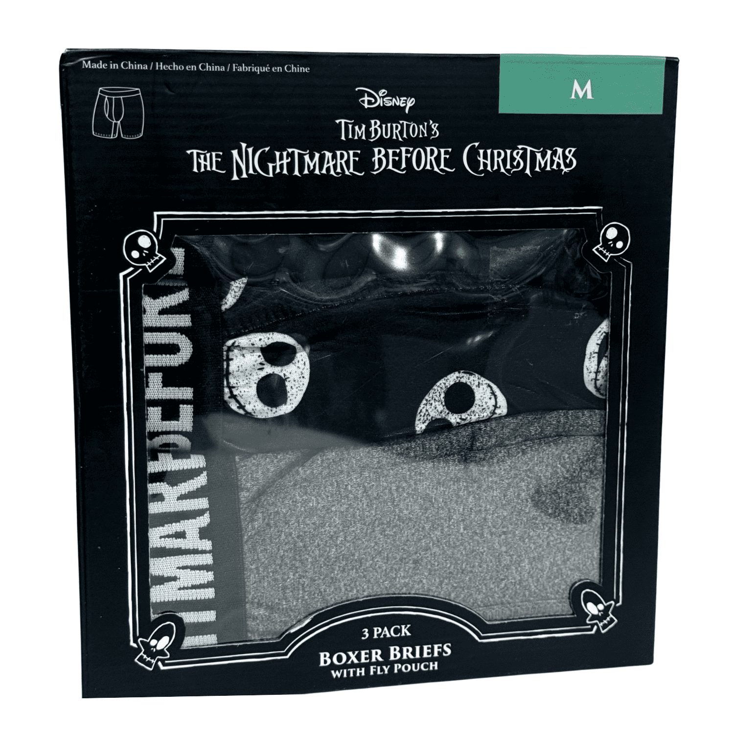 Disney Tim Burton's The Nightmare Before Christmas Boxer Briefs 3-Pack ...