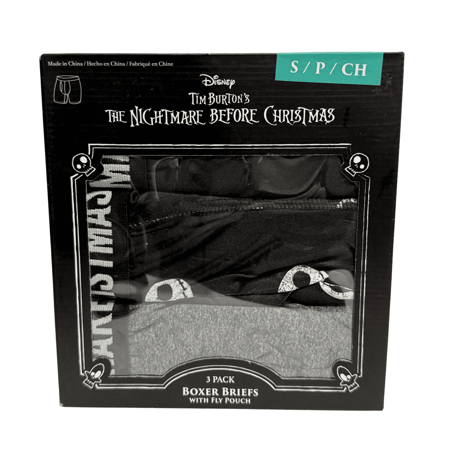Disney Tim Burton's The Nightmare Before Christmas Boxer Briefs 3-Pack ...