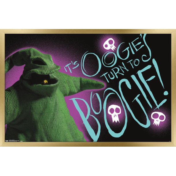Disney Tim Burton's The Nightmare Before Christmas - Oogie Boogie Wall ...