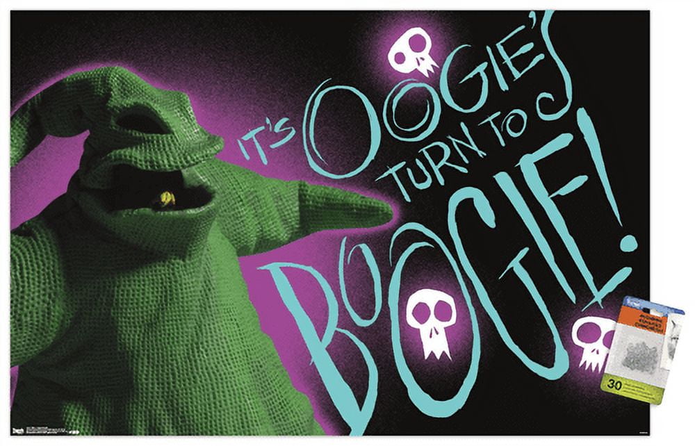 Disney Tim Burton's The Nightmare Before Christmas - Oogie Boogie Wall ...