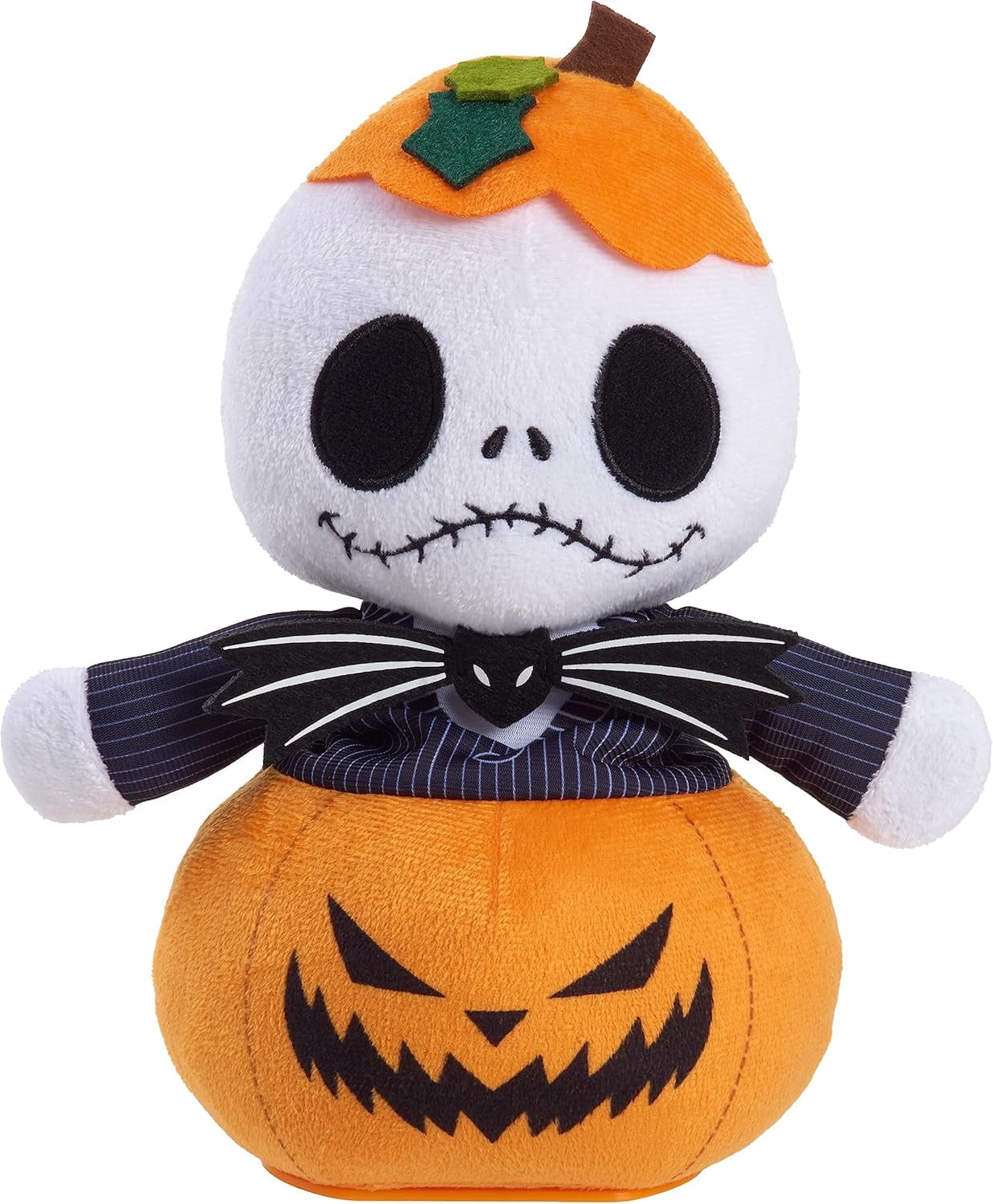 Disney Tim Burton's The Nightmare Before Christmas Poppin' Pumpkin King Musical Dancing Plush ...