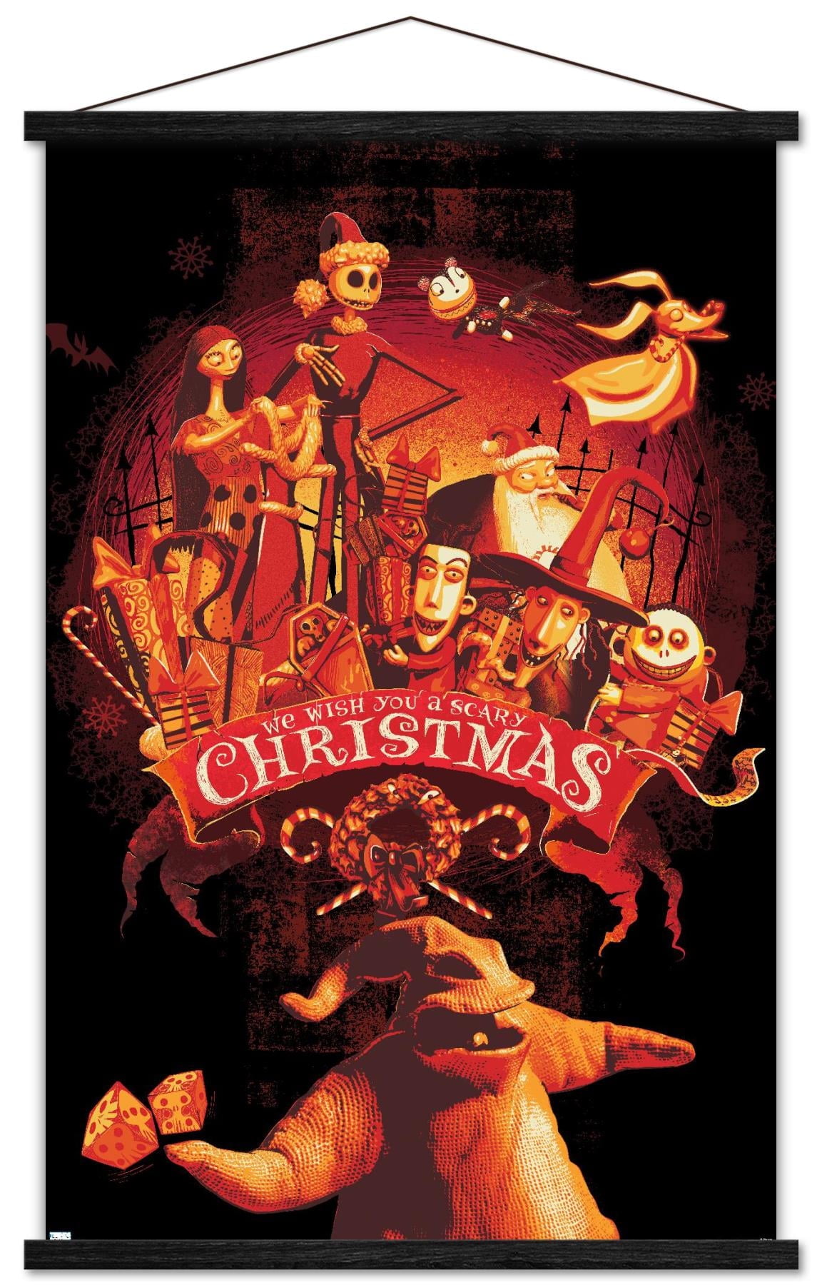 Disney Tim Burton's The Nightmare Before Christmas - Red Group Wall ...
