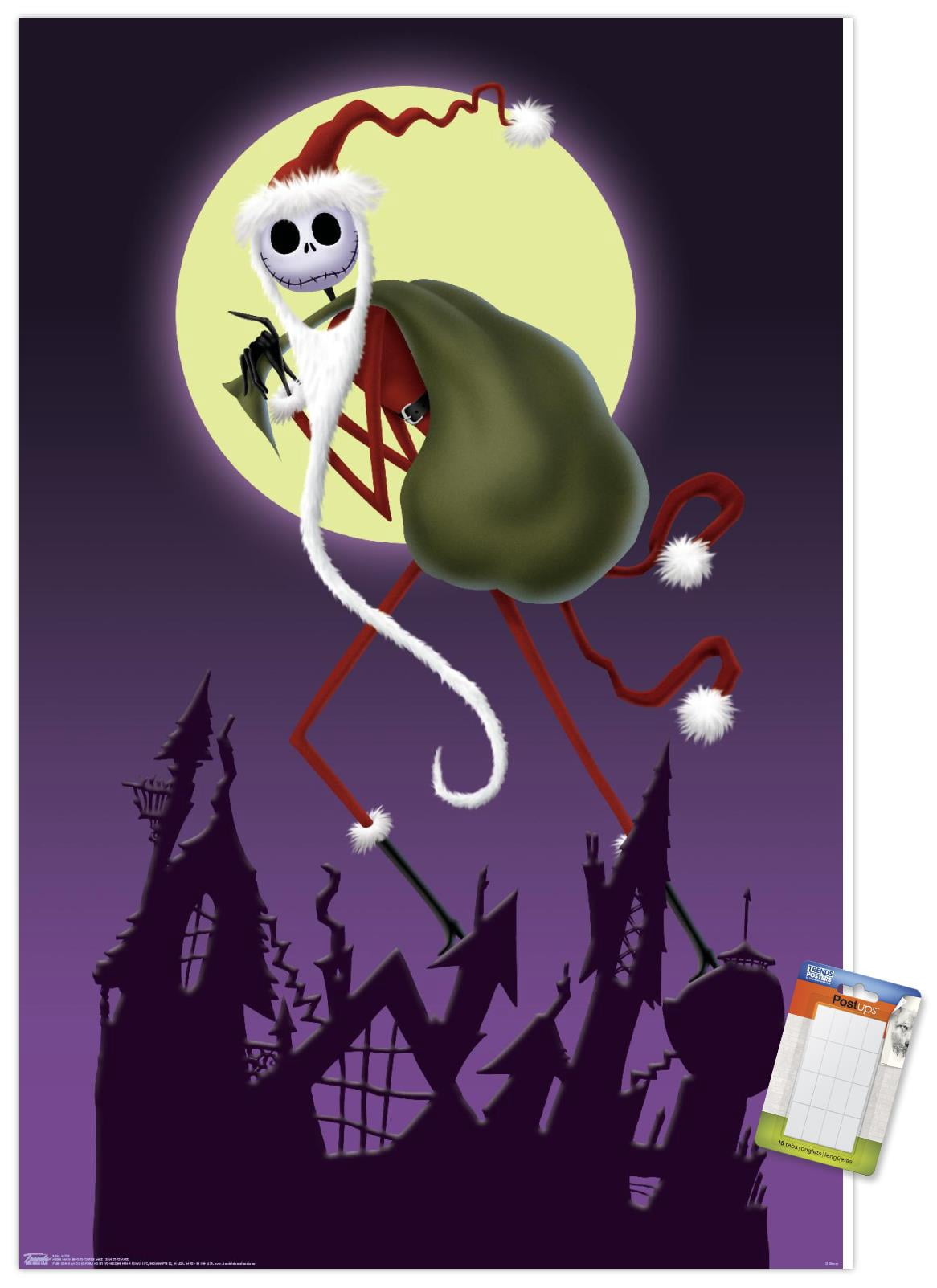Disney Tim Burton's The Nightmare Before Christmas - Sandy Claws Wall ...