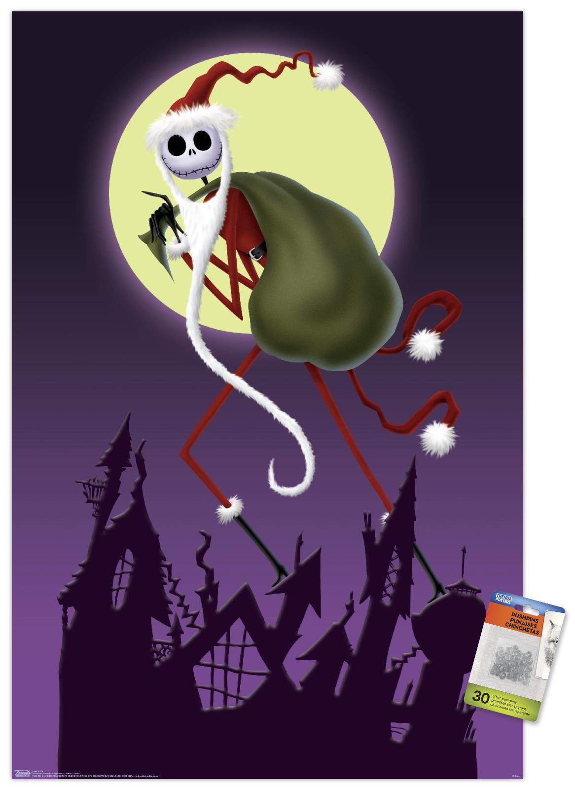 Disney Tim Burton's The Nightmare Before Christmas - Sandy Claws Wall ...
