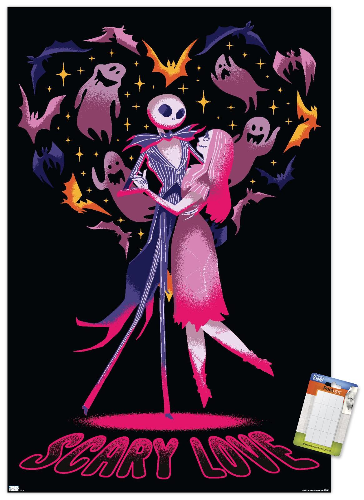Disney Tim Burton's The Nightmare Before Christmas - Scary Love Wall ...