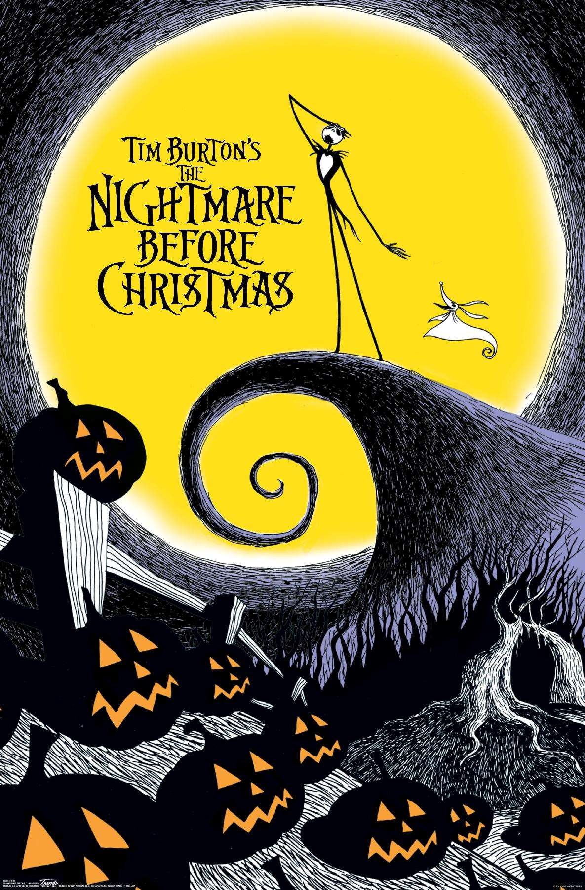 Tim Burton Art Nightmare Before Christmas
