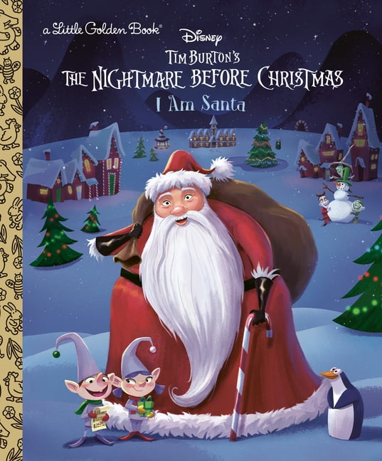 Disney Tim Burton's the Nightmare Before Christmas I am Santa (Little ...