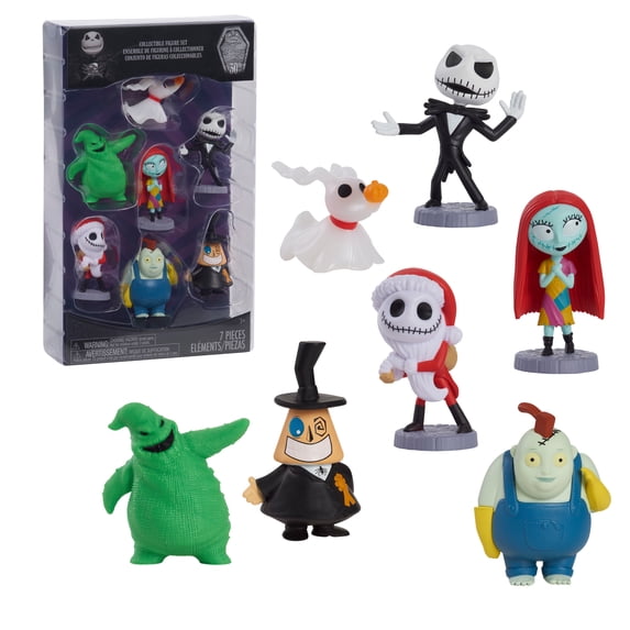 Disney Tim Burton's Nightmare Before Christmas Mini Action Figurines ...