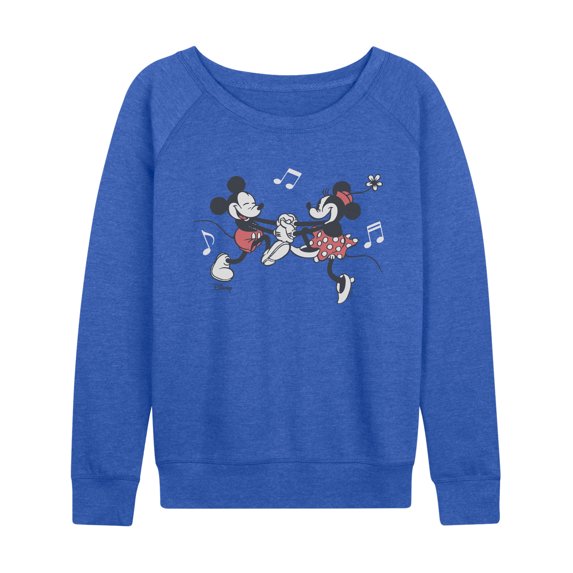 Disney - Time For Fun - Women's French Terry Long Sleeve Pullover ...