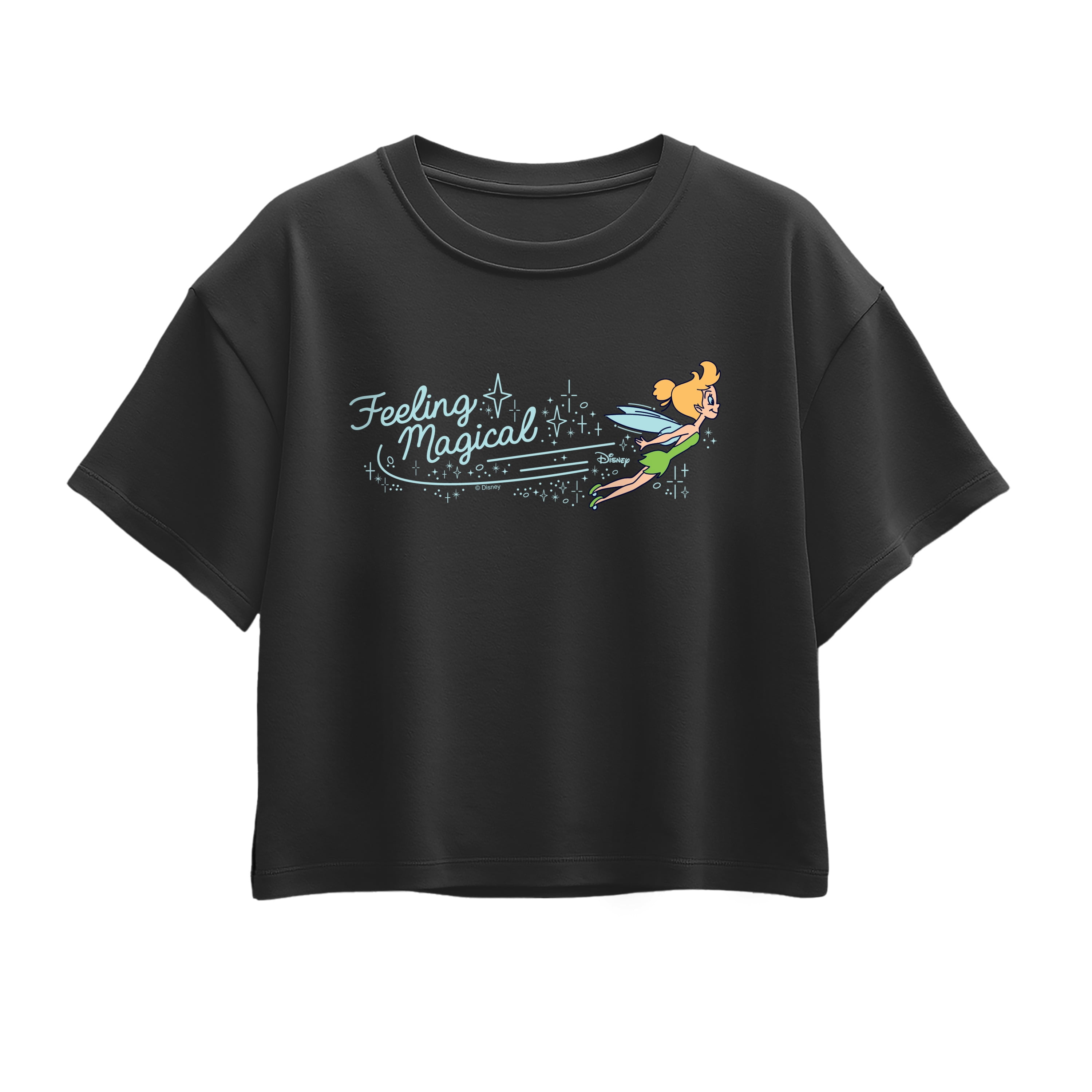 Disney - Tink Feeling Magical - Youth Girl Short Sleeve Boxy Tee ...