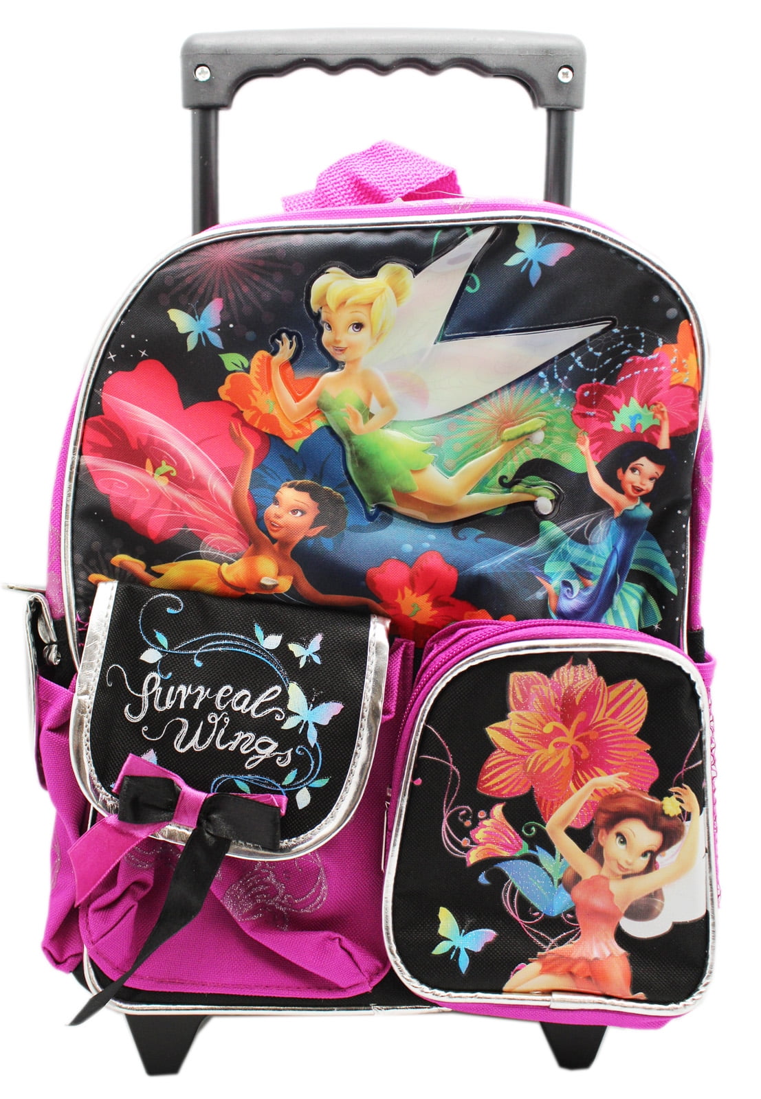 Disney Tinker Bell Fairies Pre-K Toddler Size Rolling Backpack ...